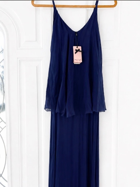 Phase Eight | Dresses | Phase Eight Nwt Blue Silk Tiered Maxi Dress Xl ...